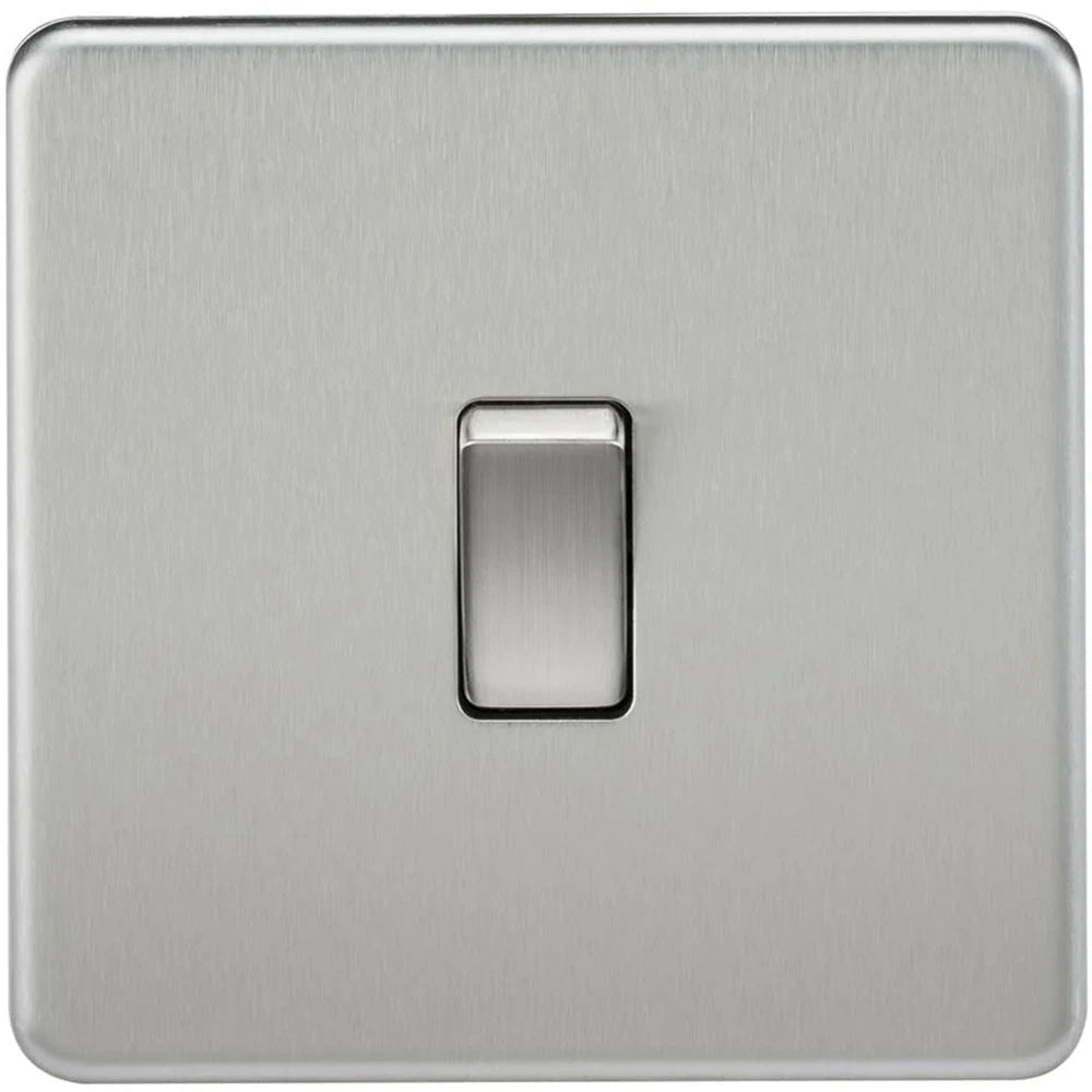Screwless Brushed Chrome Switches & Sockets | Niori