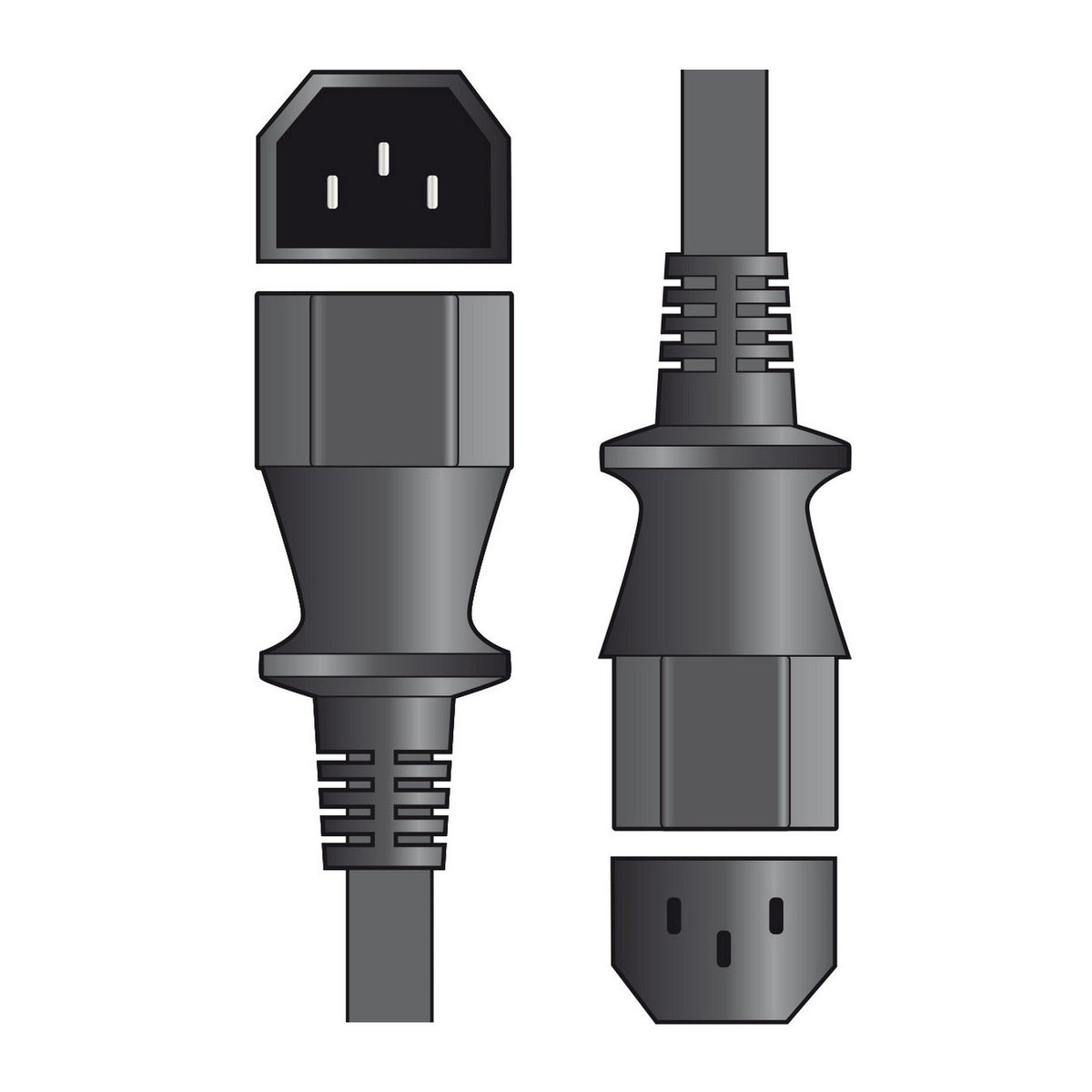 IEC Extension Lead 1m Plug to Socket 10A | Niori