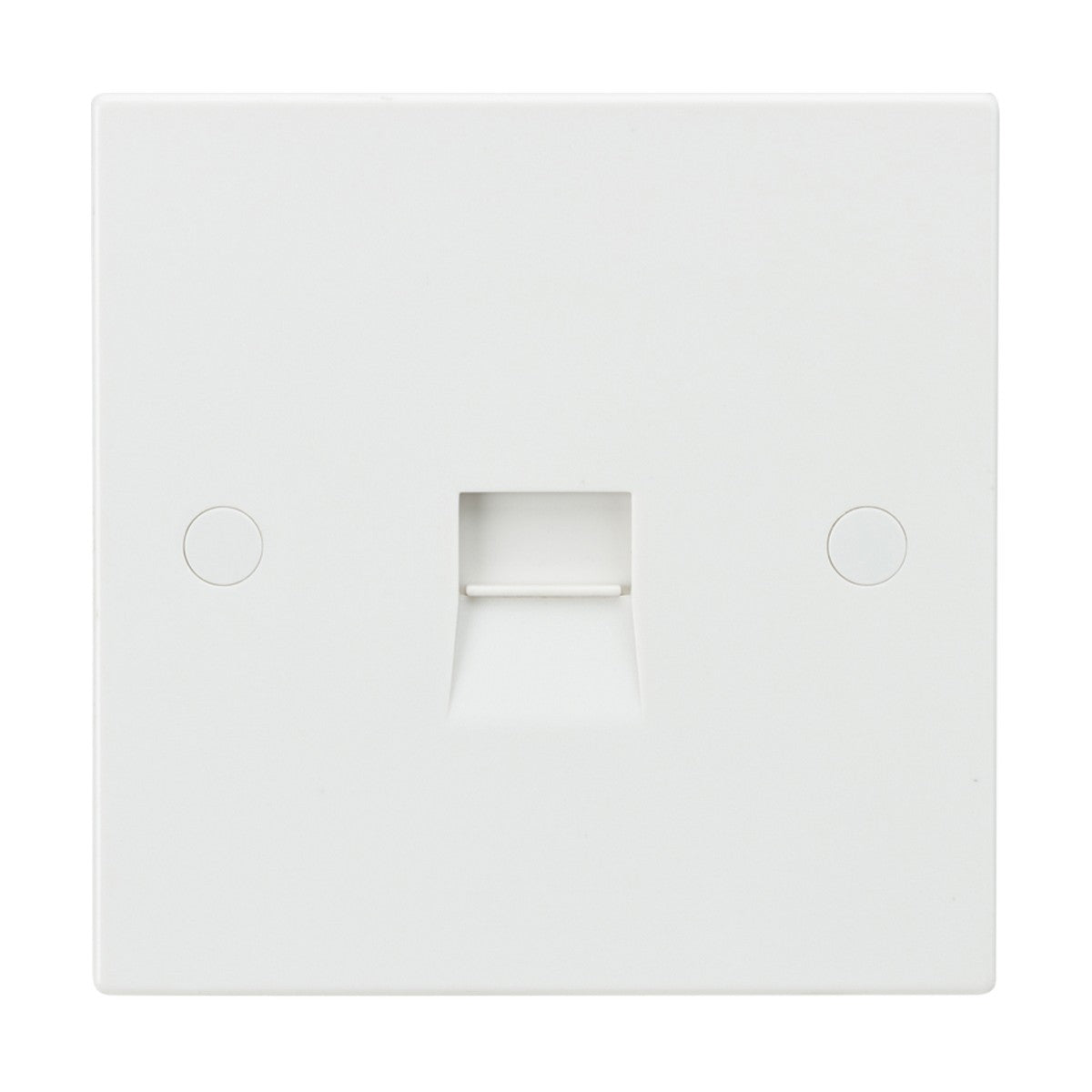 Telephone Extension Socket - Matt White (Square Edge) – Niori