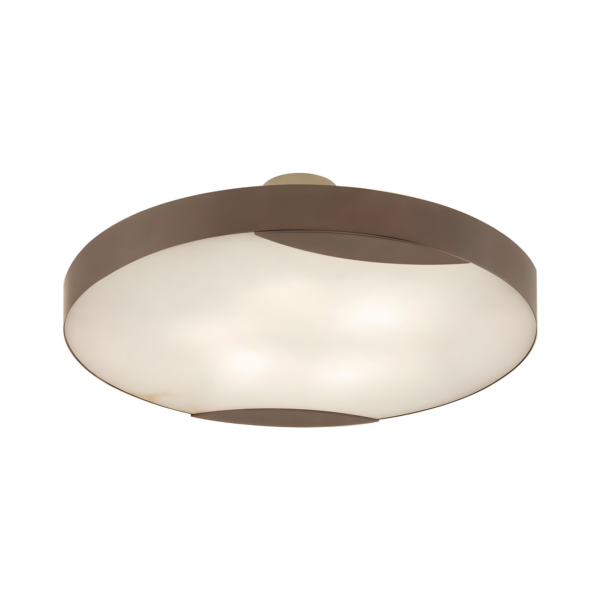 Marea Alabaster Semi-Flush Ceiling Light Black | Niori