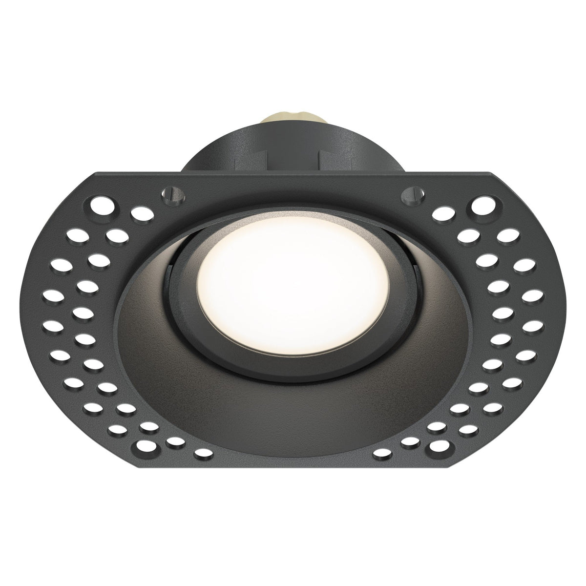 Dot Tilt Plaster-In Recessed Downlight Black | Niori