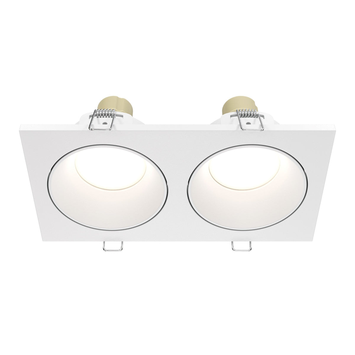 Zoom Twin Fixed Rectangular Recessed Downlight - White – Niori