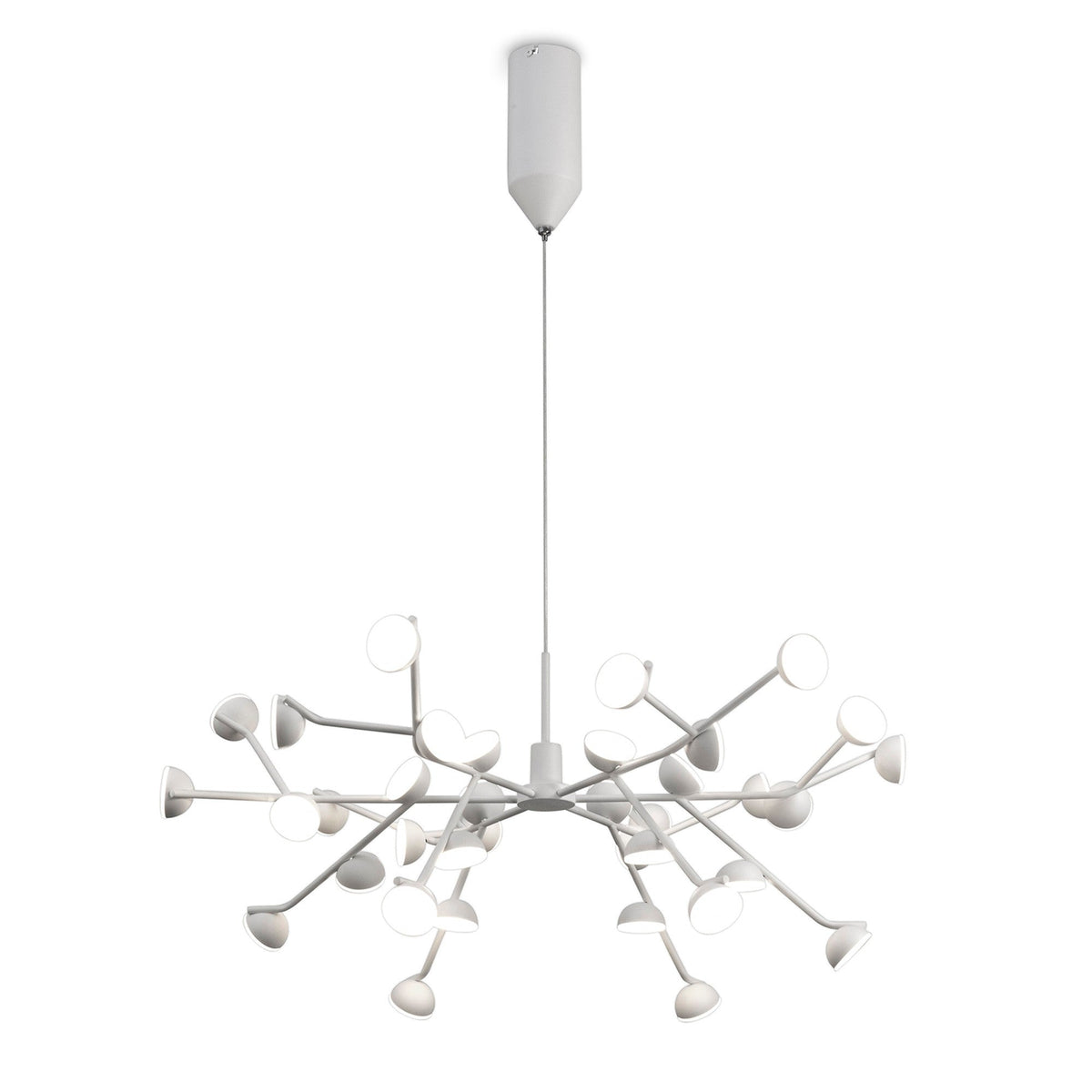 Adn 74cm LED Suspension Light 108W 3000K - White – Niori