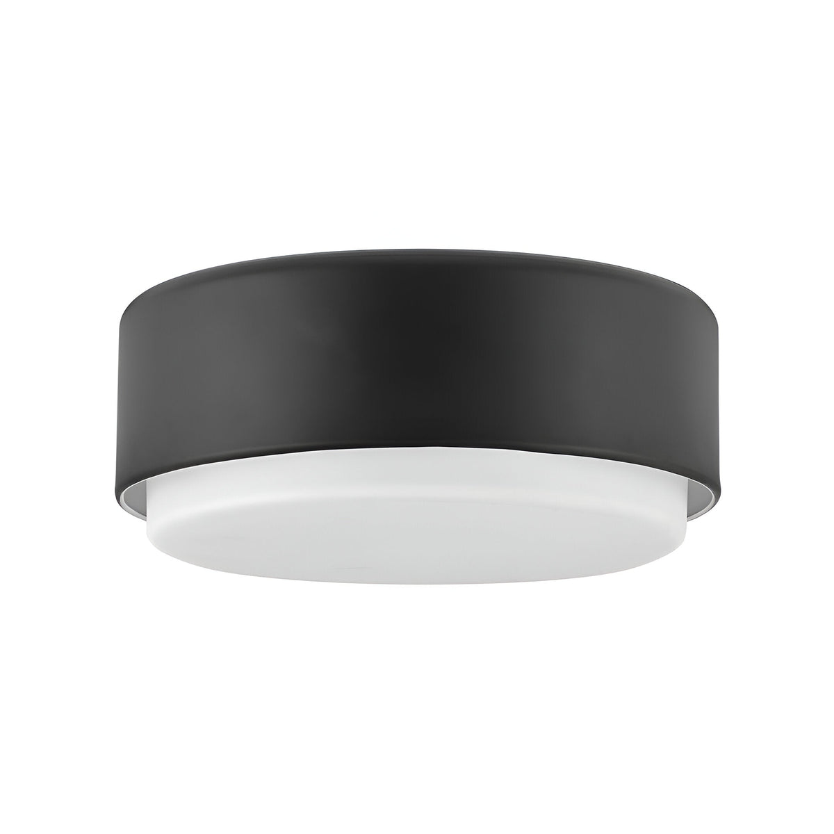 Cedric 2 Light Flush in Black | Bold Minimalist Ceiling Design – Niori