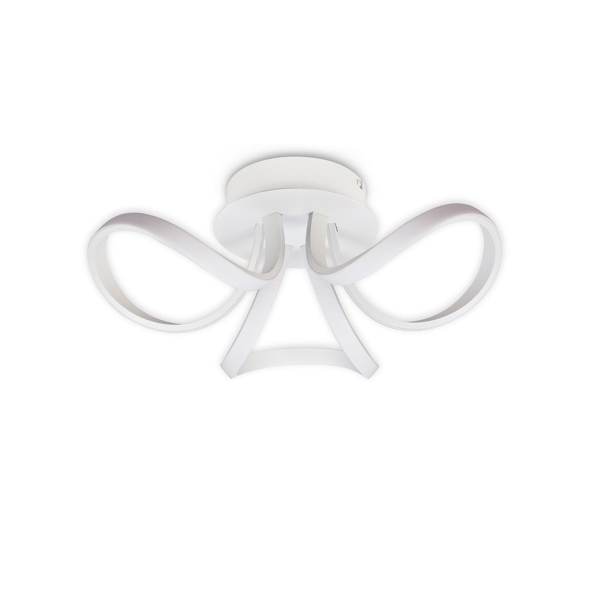 Knot LED Semi-Flush Ceiling Light 2800K 36W - White – Niori