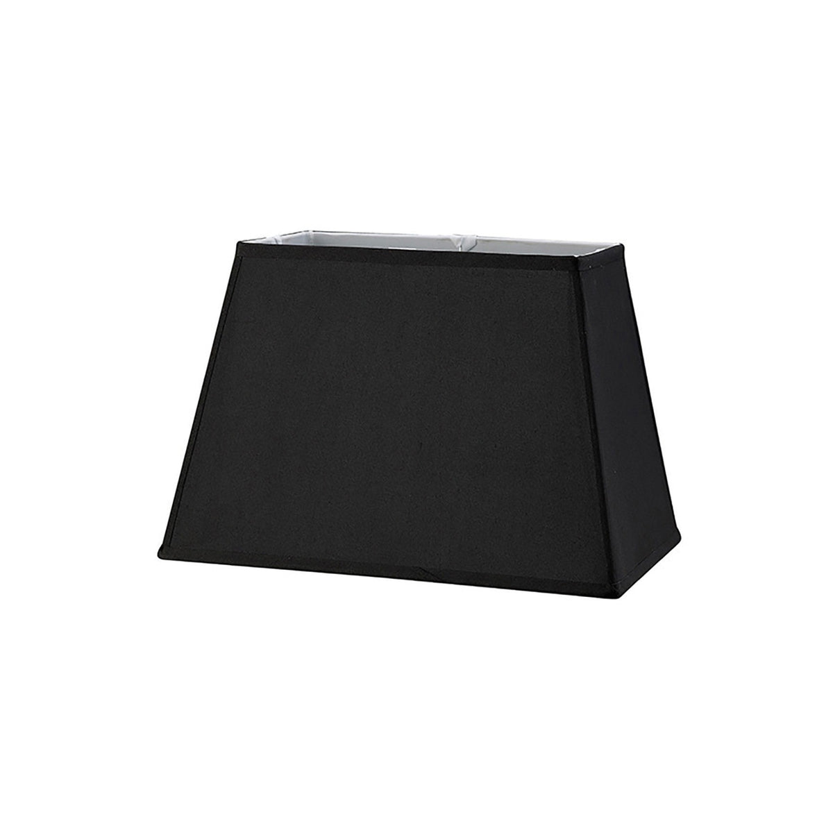 Maxine Rectangular Lampshade - Black, 27/36cm x 24cm – Niori