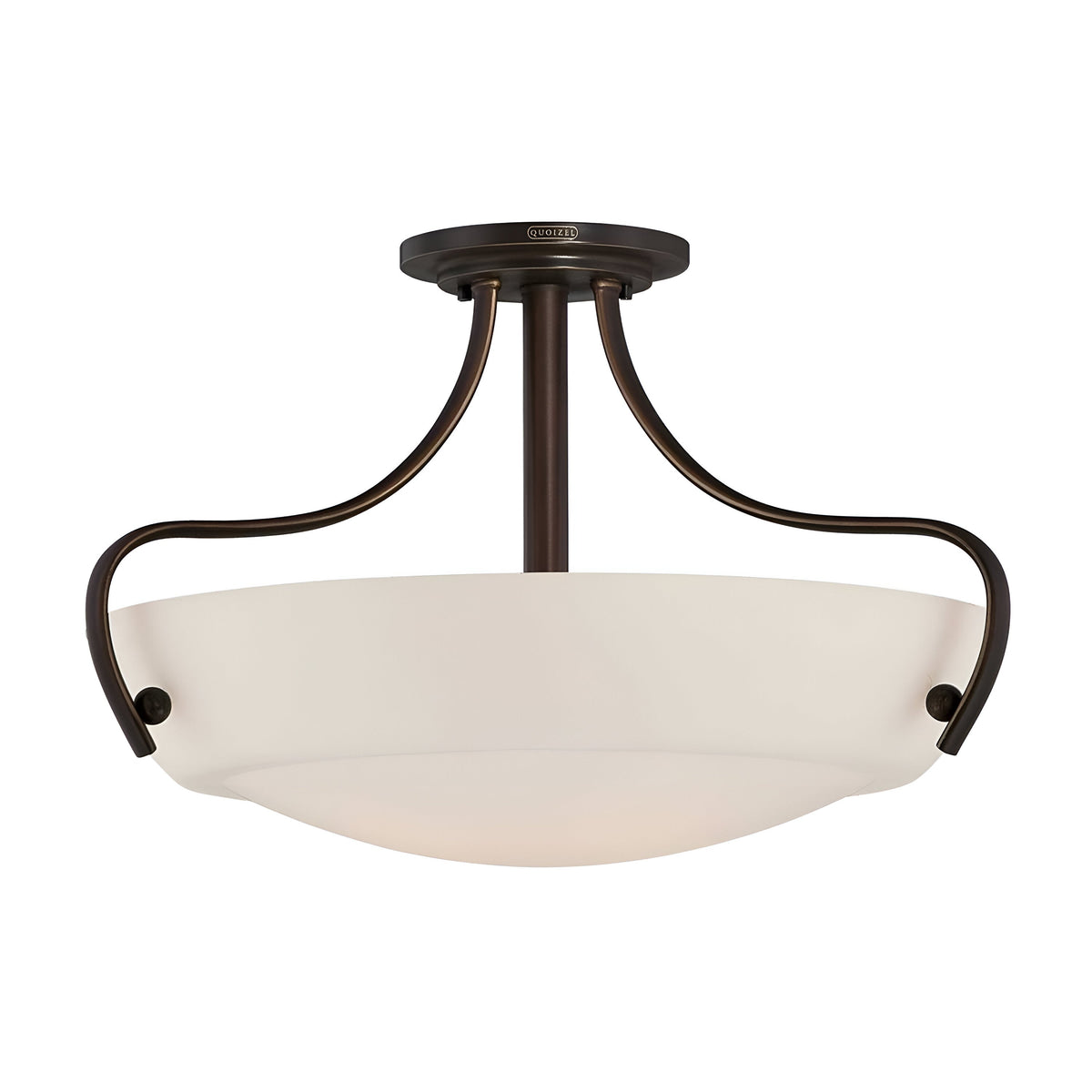 Chantilly 3 Light Semi-Flush Ceiling Light - Bronze – Niori