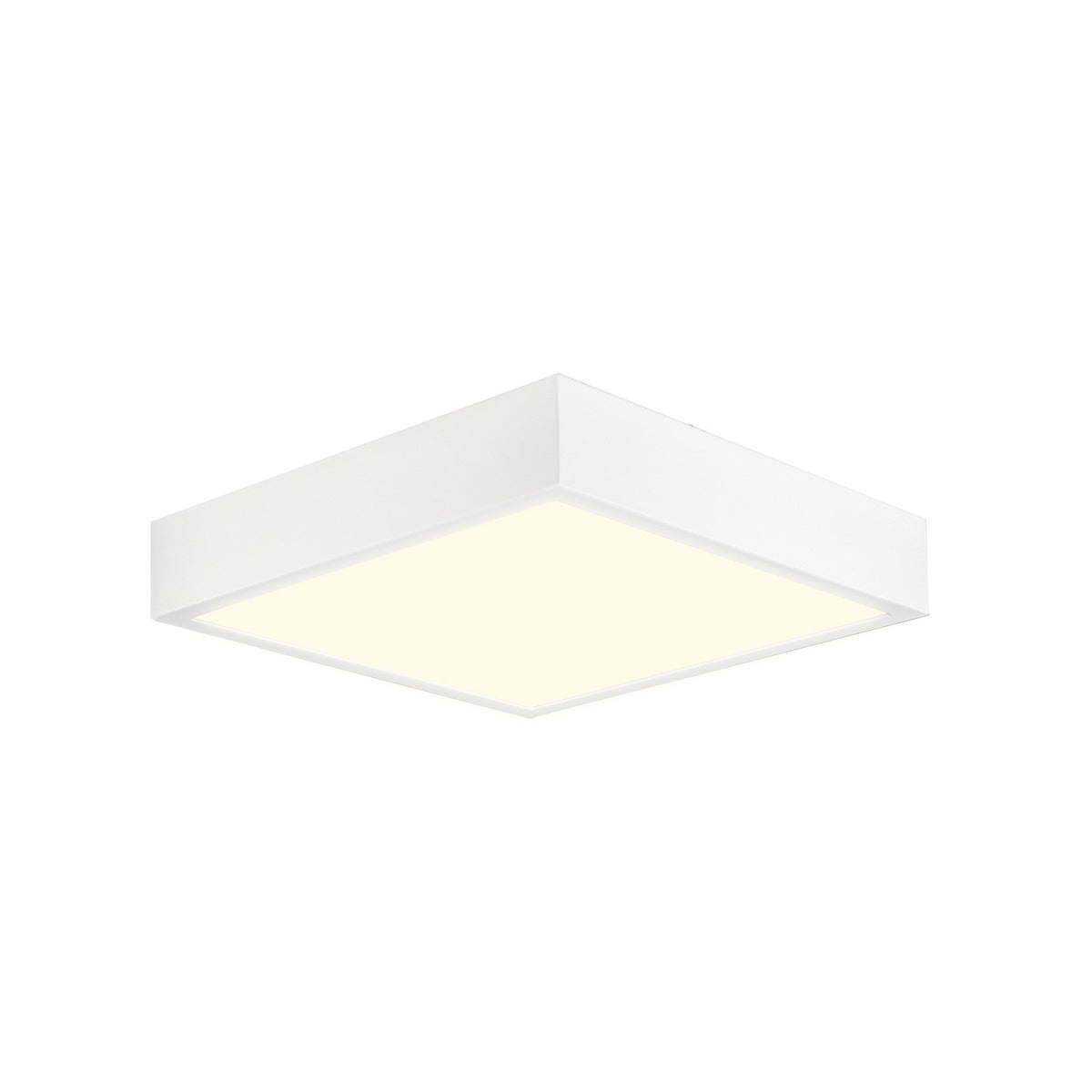 Saona Extra Small Square LED Flush Ceiling Light 8W 3000K - White – Niori